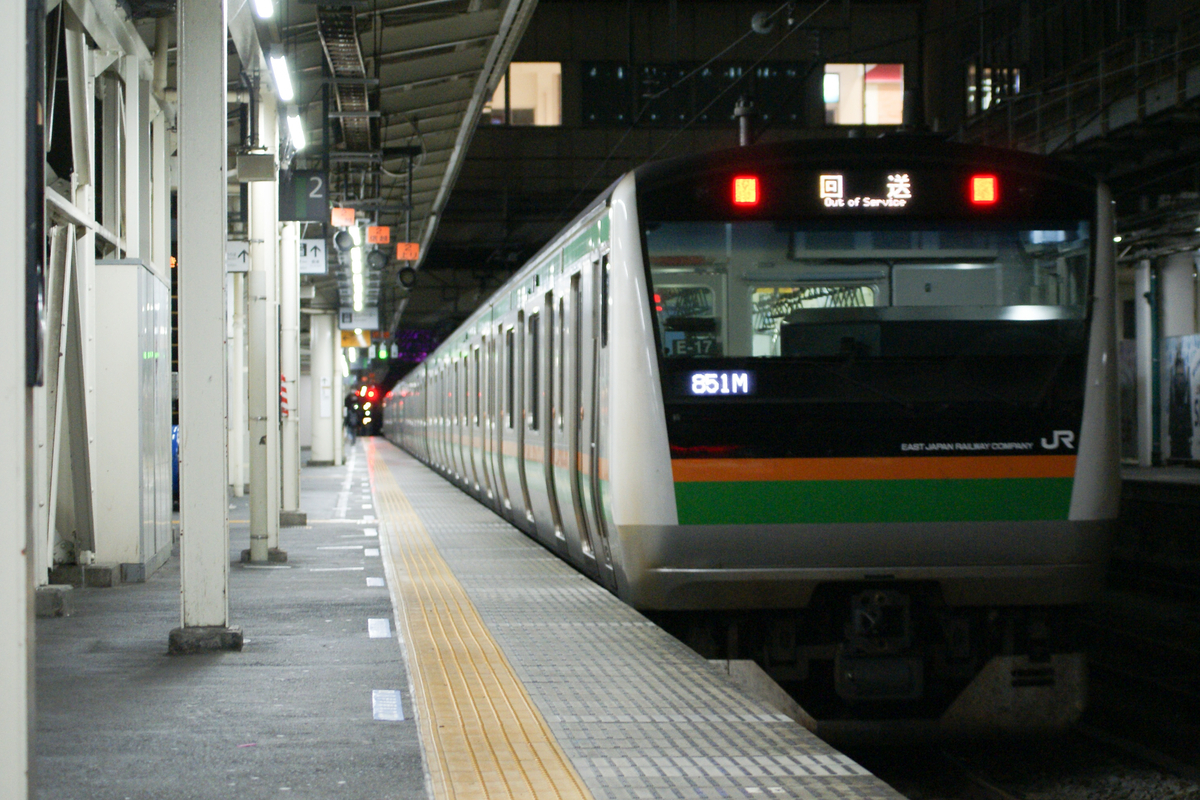 【え？また？】夜の高崎でのあれこれ撮影と帰り道。211系・E233系・E257系あかぎ・E231系・新幹線E7系とW7系等。 - ひがなり雑記帳