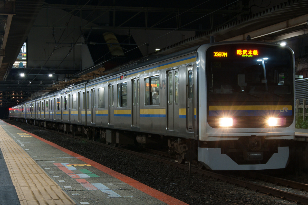 E217系廃車回送と、E233系・南武支線205系・185系C1編成・255系・E257系撮影（東海道線ダイヤ乱れ）。夜の四街道バルブ（しおさい11号・E217系代走祭り）。※過去画 - ひが ...