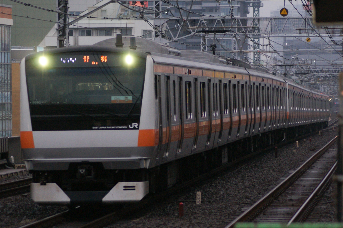 中央快速線・緩行線撮影記。E233系10両の記録、E353系、E231系、メトロ05系と15000系。友情出演：E257系 - ひがなり雑記帳