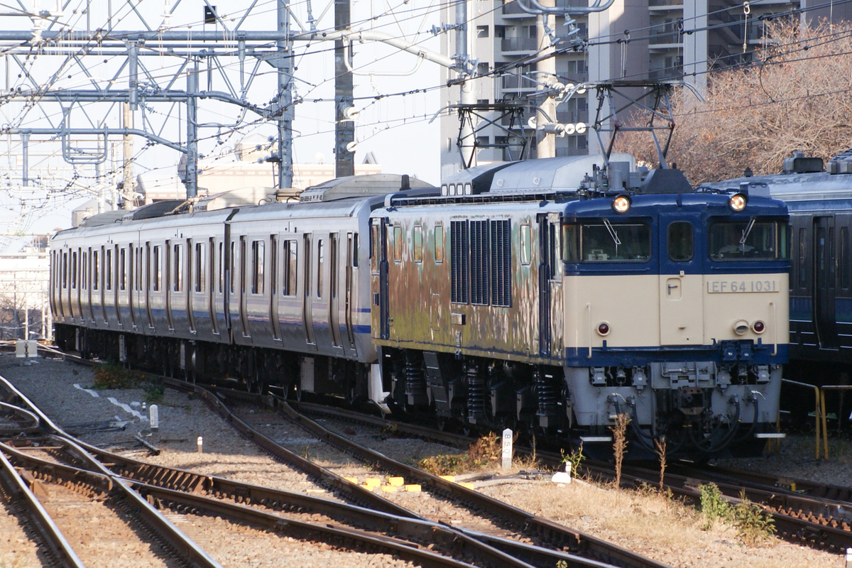 12/4 EF64形1031号機牽引 E217系Y-131編成廃車回送（NN入場配給輸送） - あるふぉの落書き帳