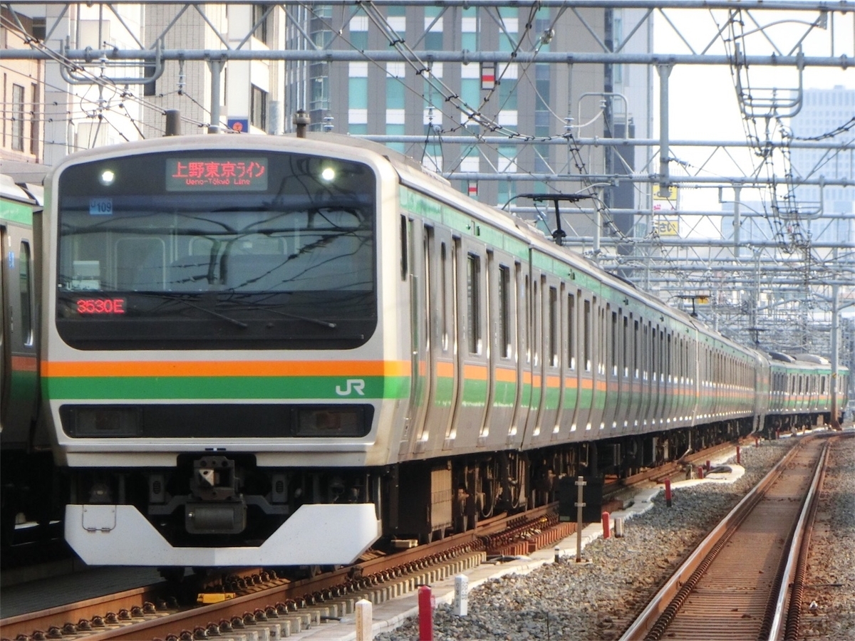 京成撮影記と上野東京ライン撮影記。3700形とAE形乗務員訓練試運転。E231系・E233系・E657系・E531系。友情出演(補欠要員)：E2系・E4系・H5系 - ひがなり雑記帳