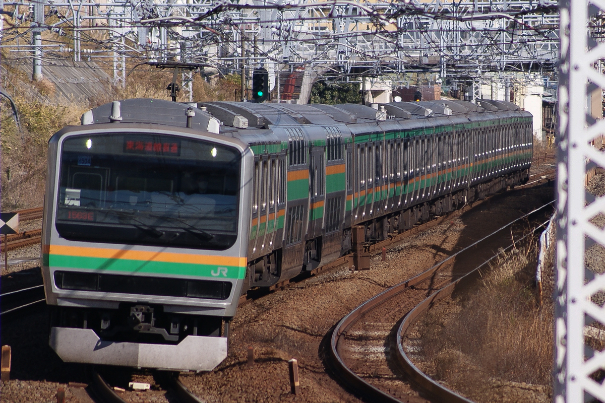 久々の東海道線撮影記。E257系踊り子号(敗戦)・E231系・E233系・E235系（一部に京浜東北線・横浜線を含む） - ひがなり雑記帳