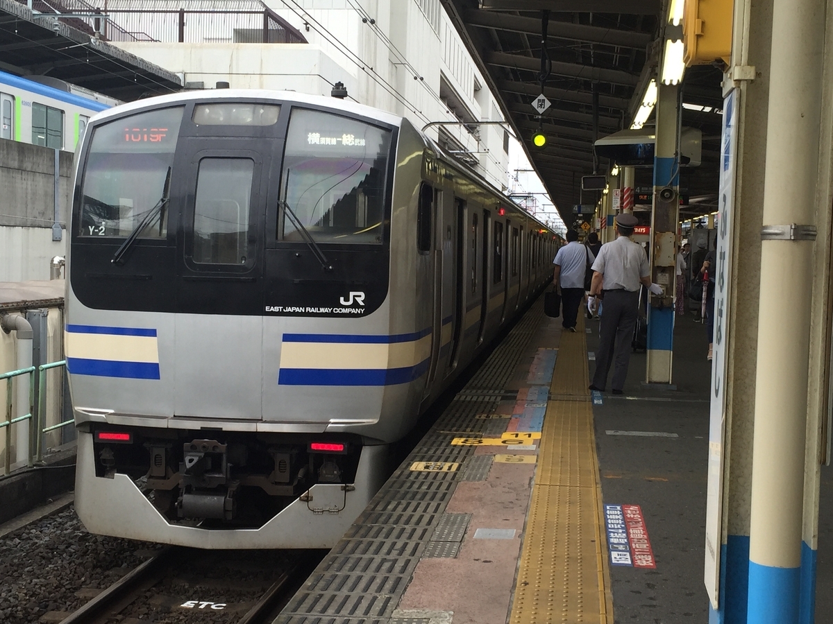 6月25日 EF64形1031号機牽引のE217系Y-101+Y-102編成廃車回送（E217系最後のNN入場） - あるふぉの落書き帳