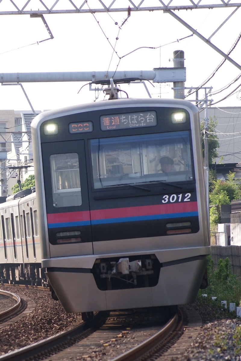 京成千葉線撮影記【in夏】。3000形、3500形、元新京成（現松戸線）8800形（京成塗装）、N800形復刻塗装N838編成。友情出演：旧塗装8514編成と8812編成 - ひがなり雑記帳