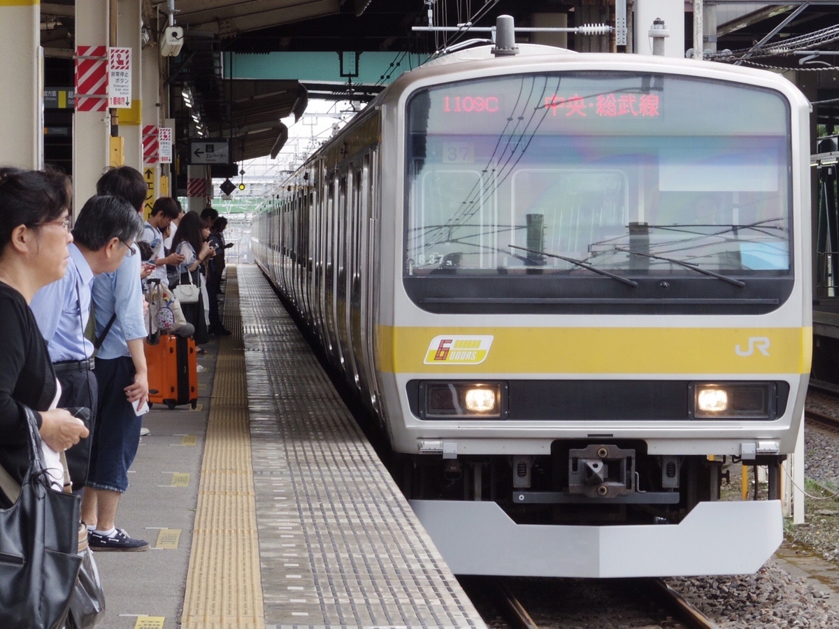 真夏の夜の京葉線撮影記。E233系5000番台貫通・分割編成、一応ケヨ34編成、E257系500番台回送と臨時わかしお22号、武蔵野線E231系と209系500番台、JR貨物EH200 ...