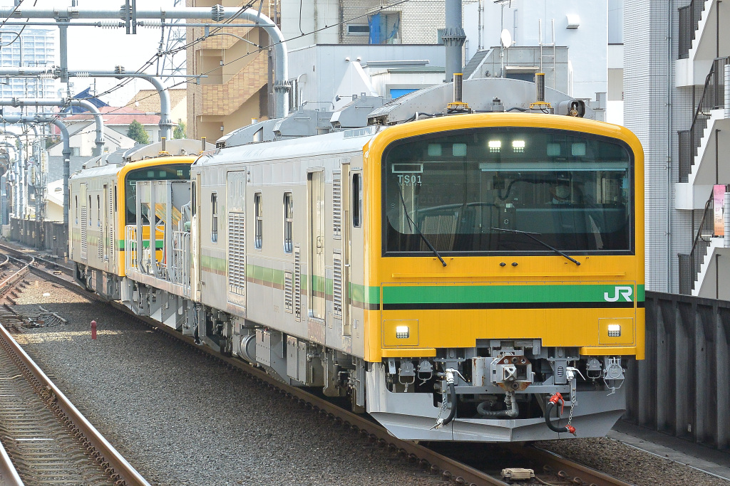 2021/10/15 GV-E197系 中央線試運転 - 通勤特快