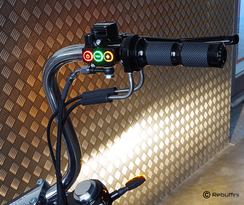 パーツ：Rebuffini「EXCLUSIVE RR90 Radial Hand Controls set in CAN BUS ...
