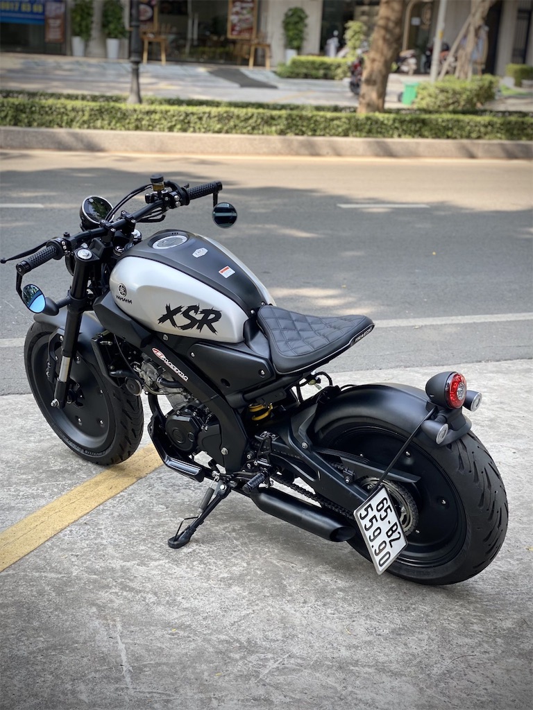 XSR155 bobber custom in Vietnam - お洒落とバイクと好きなコト。