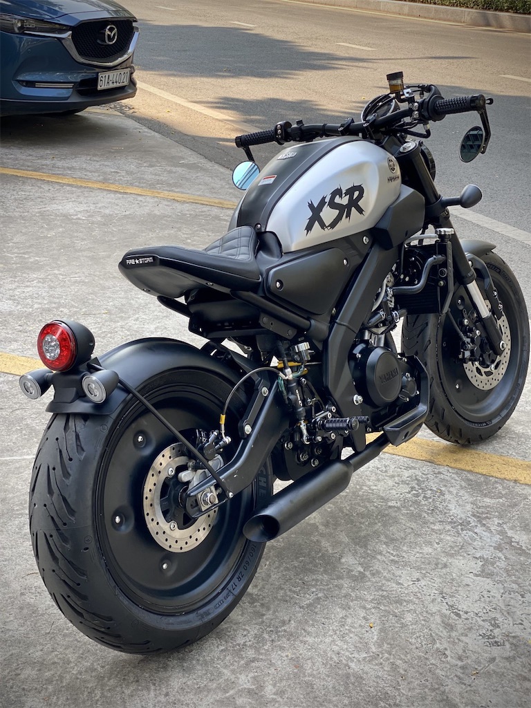 XSR155 bobber custom in Vietnam - お洒落とバイクと好きなコト。