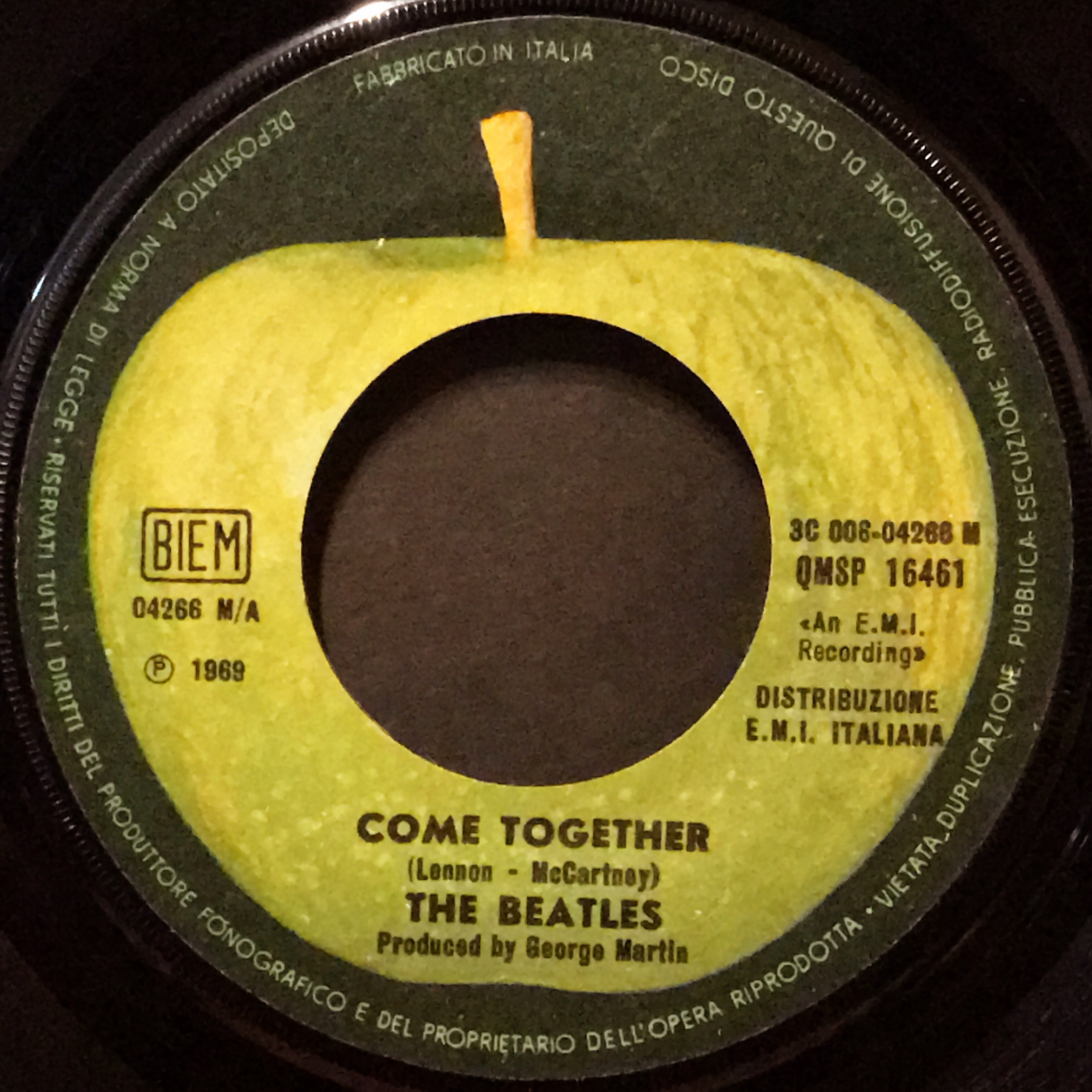 Come Together / Something / The Beatles【オランダ盤(モノラル)、イタリア盤(モノラル)】 - レコード評議会