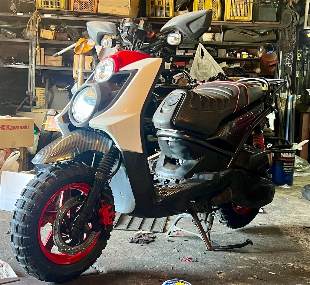 BW‘S125 林道キャンプ仕様 スタート！ - CustombikeLIGHT カスタムバイクライトのブログ