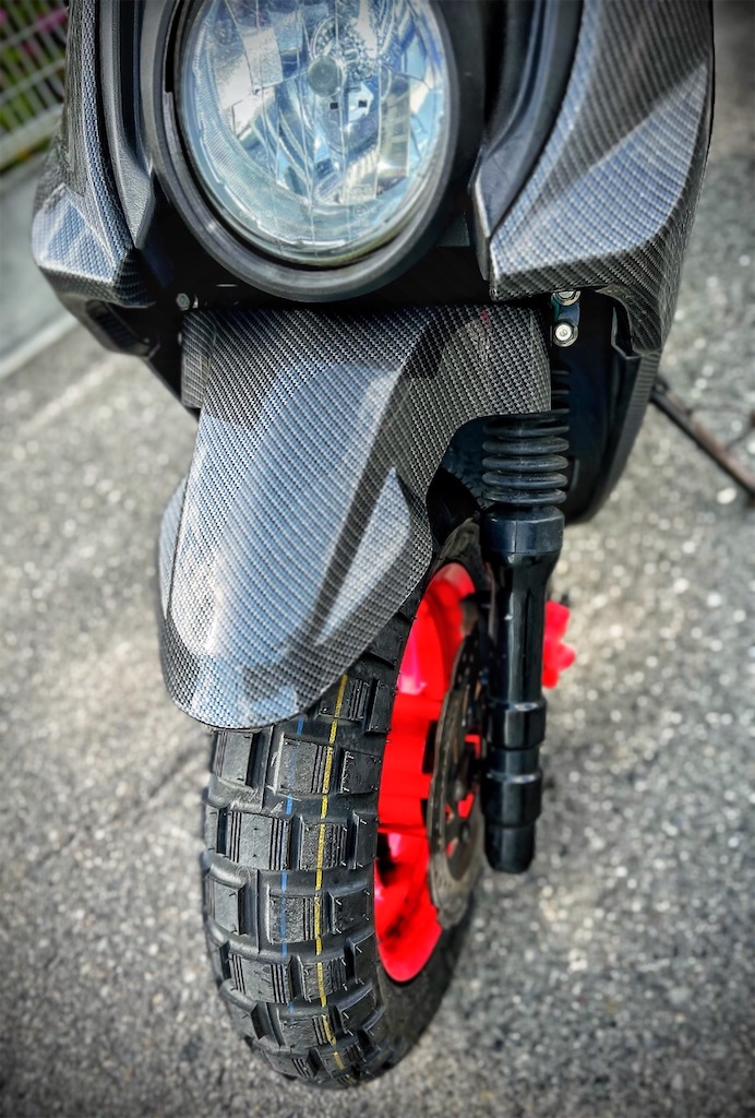 BW’S125 林道キャンプ号 完成とインプレッション - CustombikeLIGHT カスタムバイクライトのブログ