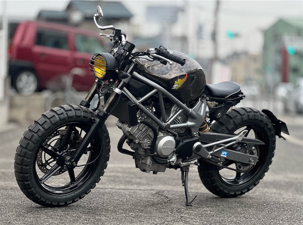 VTR250 選べるカスタム 完成！ - CustombikeLIGHT カスタムバイクライトのブログ