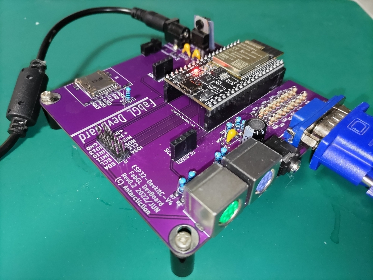 FabGL PCEmulator PC8001FabGL編 - えふでぃの備忘録