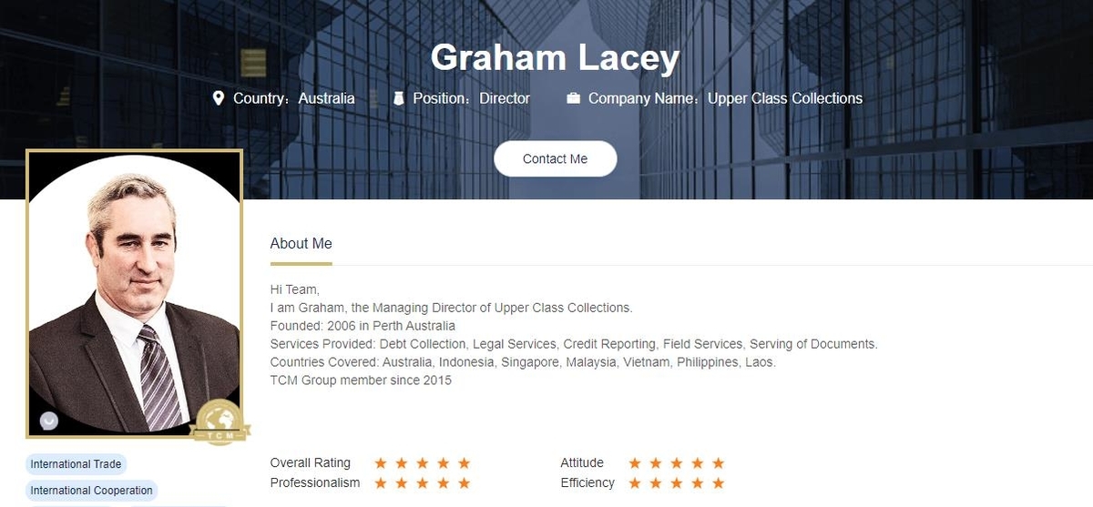 Debt Collection Advisor in Australia: Graham Lacey - Debt_Collection ...
