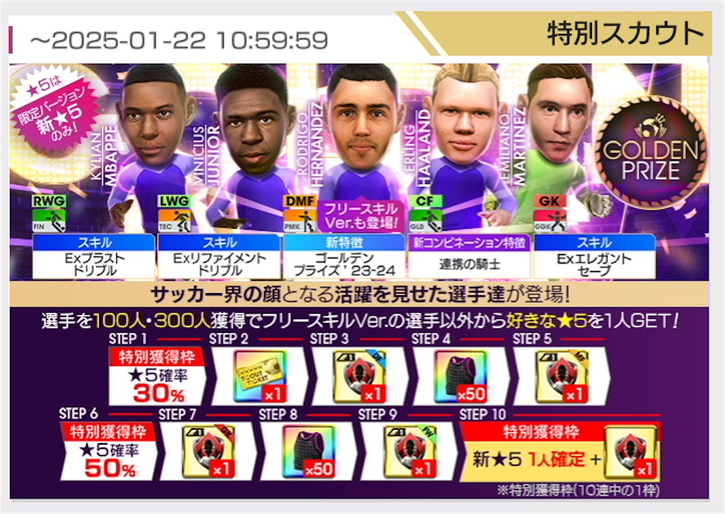 ゴールデンプライツ（ワールドスターズガチャ）に再挑戦 - ドン式ぶろぐ
