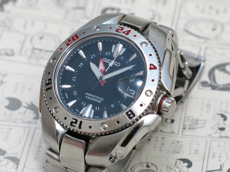 西向く侍のセイコー8F系 - 古時計にワニ革着せて