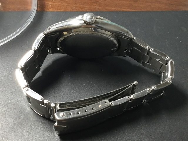 Rolex oyster perpetual ref.6580 cal.1030 （その5：リベットブレスの調整） - 古時計にワニ革着せて