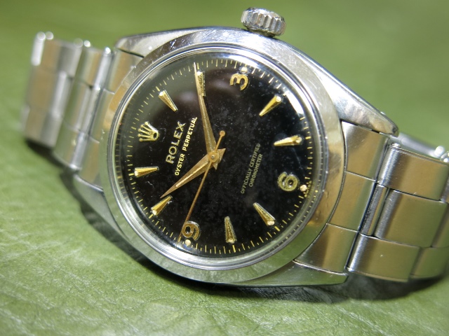 Rolex oyster perpetual ref.6580 cal.1030 （その5：リベットブレスの調整） - 古時計にワニ革着せて