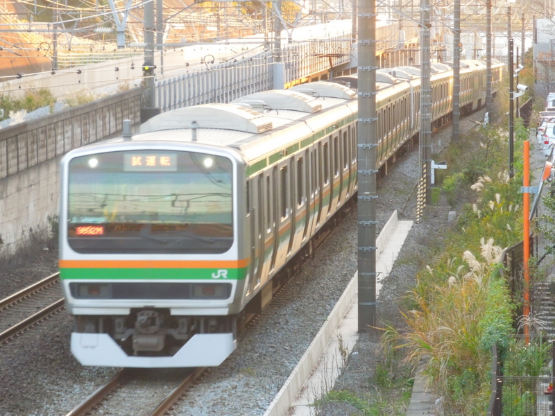 E231系＋E233系併結試運転 - K-22のブログ