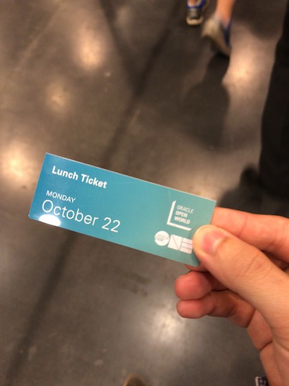 Oracle Code One 2018[1日目] - EVGENIYの日記