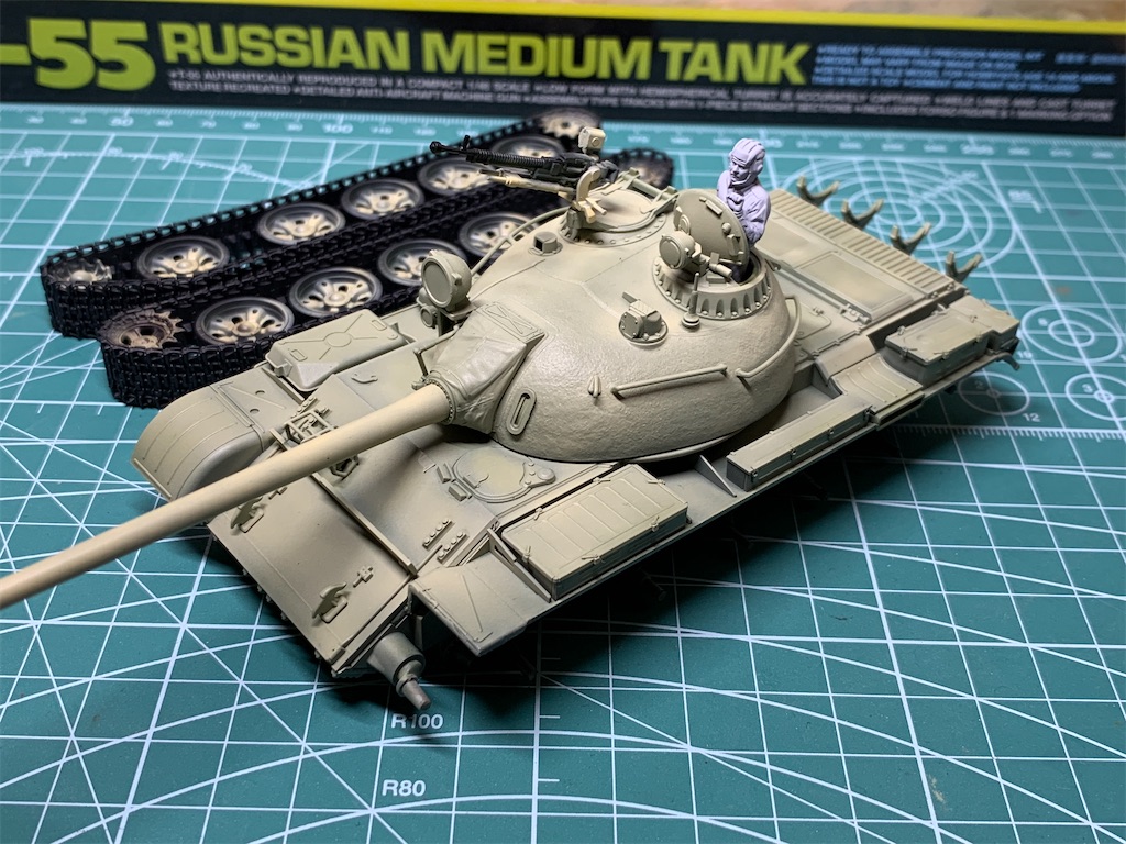TAMIYA 1/48 ソビエト戦車 T-55 製作記 PART1 - Eigemann Hobby Blog