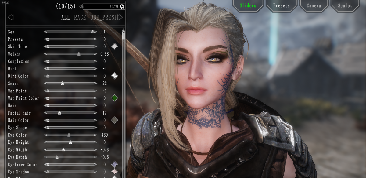 │Skyrim SE│2024年から始めるUBE 2.0(Ultimate Body Enhancer 2.0) キャラメイク、レビュー ...