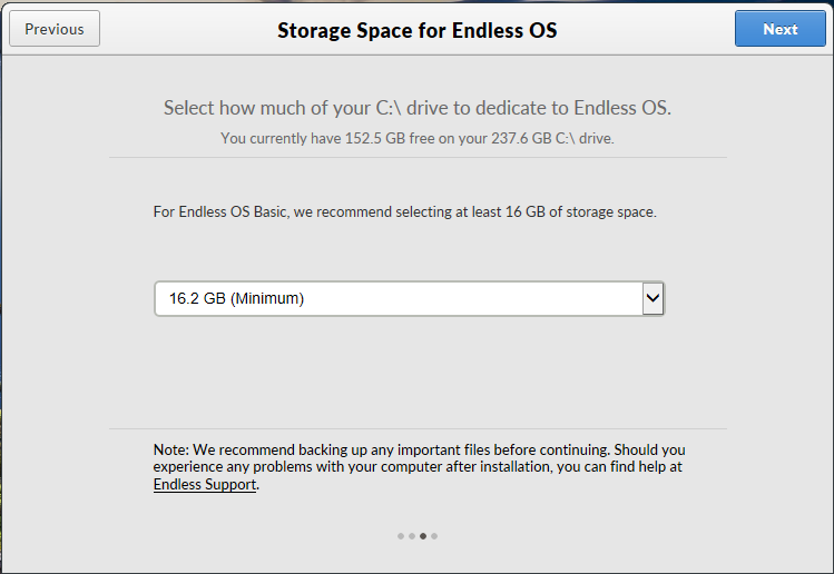 Endless OSを1度アンインストールして再度インストールし直す事に - 図解 Endless OS