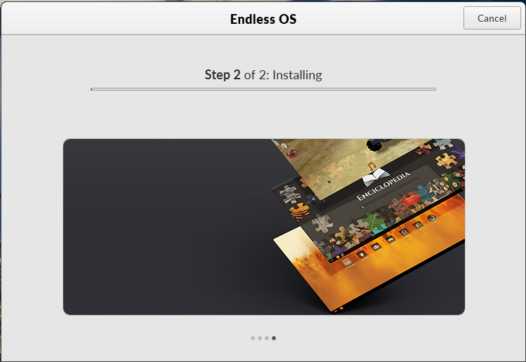 Endless OSを1度アンインストールして再度インストールし直す事に - 図解 Endless OS