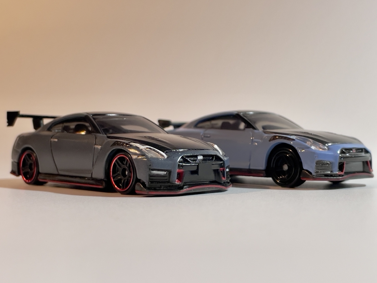 【トミカ・全塗装】日産R35 GT-R NISMO ステルスグレー 1/62 - カーモデルノート Back Peak 1/24