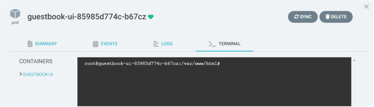 ArgoCD Web-based Terminalを試す - TECHSTEP