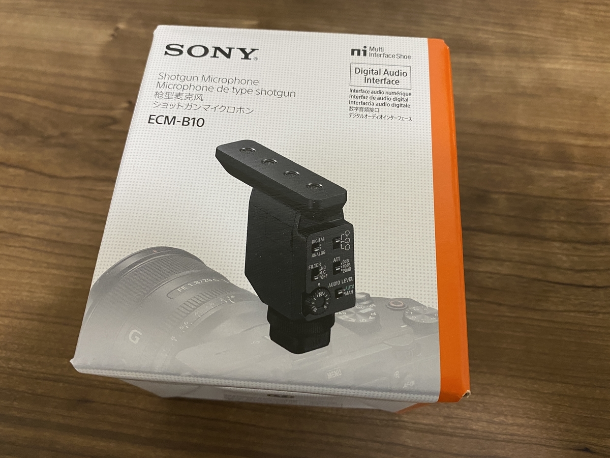 【購入】SONY ECM-B10 - FairWind-Weblog