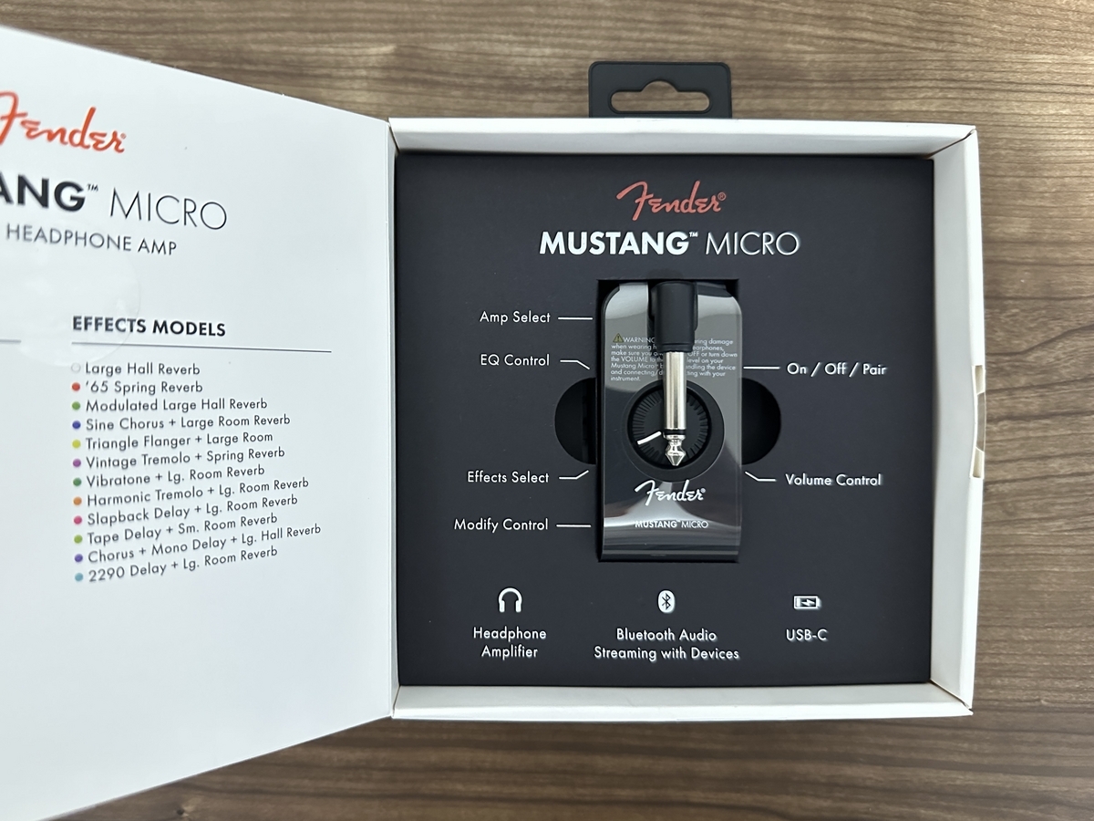 【購入】Fender Mustang Micro & Mustang Micro Case - FairWind-Weblog