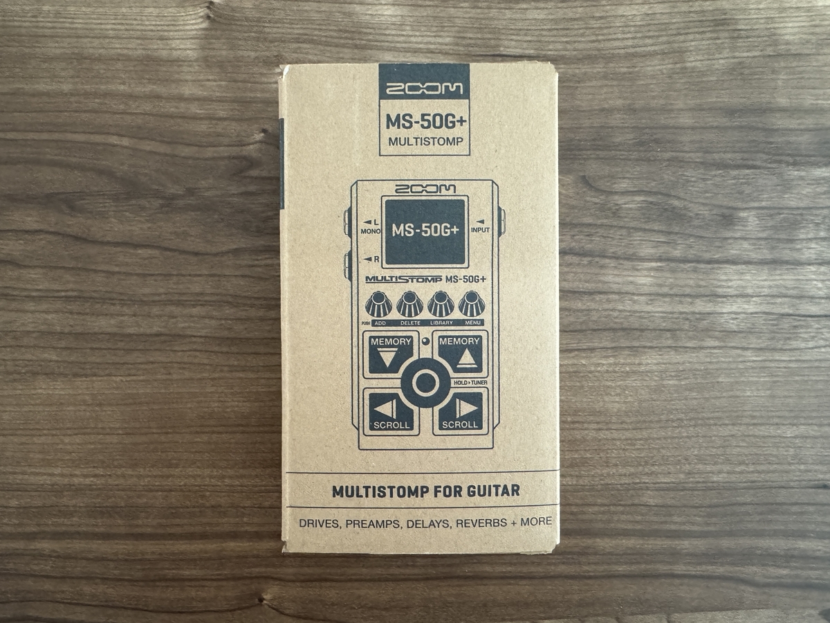 【購入】ZOOM MS-50G＋ Multistomp Guitar Pedal - FairWind-Weblog