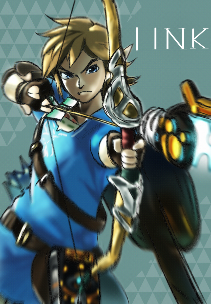 【ゼルダの伝説 BotW】 リンクを描きました - きみみのきままにっき