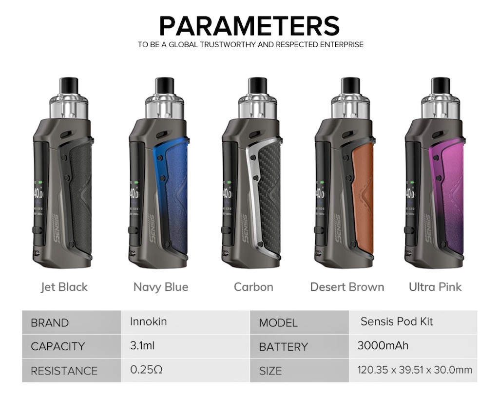 【VAPE POD MOD KIT】INNOKIN『 SENSIS 』 - 『 GENKI TV - V.P.C 』 blog