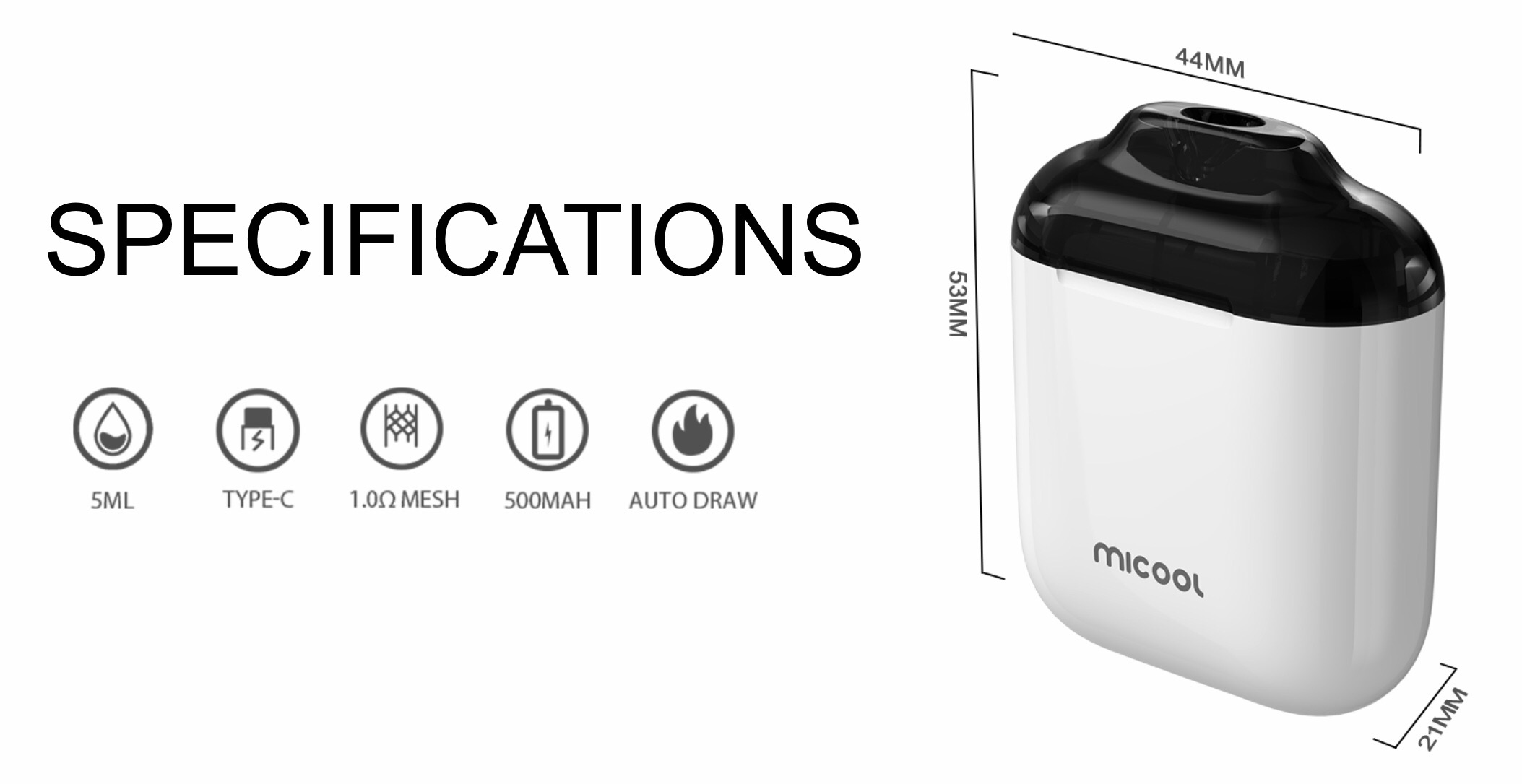 【VAPE POD型 デバイス】 ZQ VAPOR『 Micool 』 - 『 GENKI TV - V.P.C 』 blog