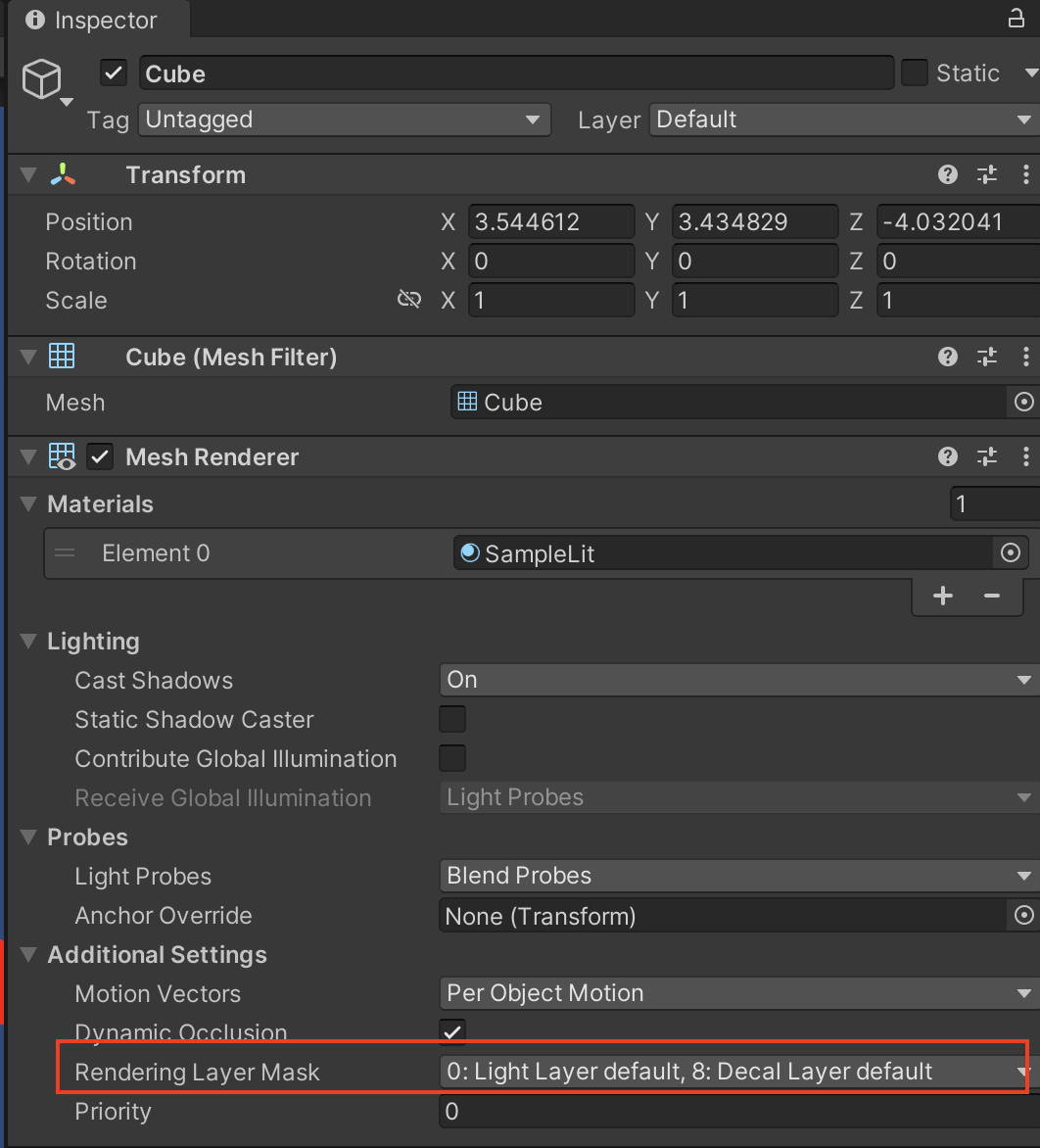 HDRPでカスタムShader -レイヤーが一致するDirectionalLightの影響を受ける・レイヤーで指定したオブジェクトの影を落とす- - 3Dゲーム開発備忘録