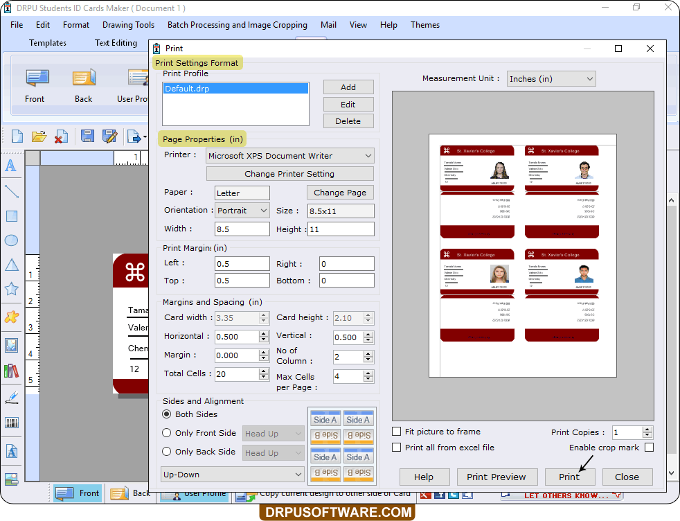 Student ID Cards Maker Software: How to create ID cards for students ...