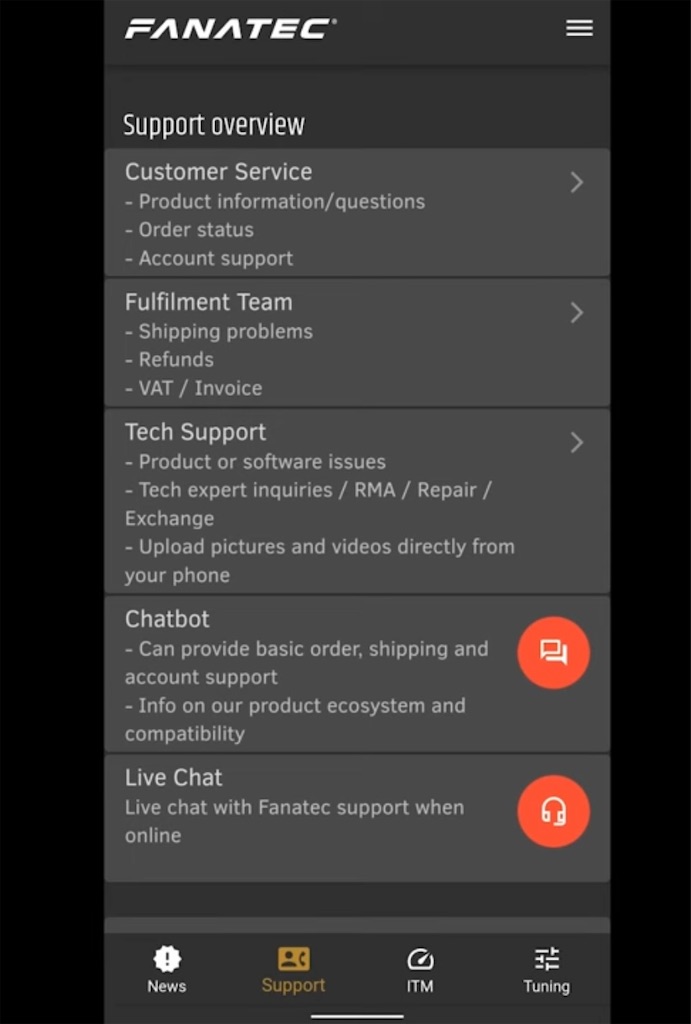 遂に正式実装！FANATEC Appで使い勝手が広がる - GenesisPlanA’s diary（ジェネシスプランA･ダイアリー
