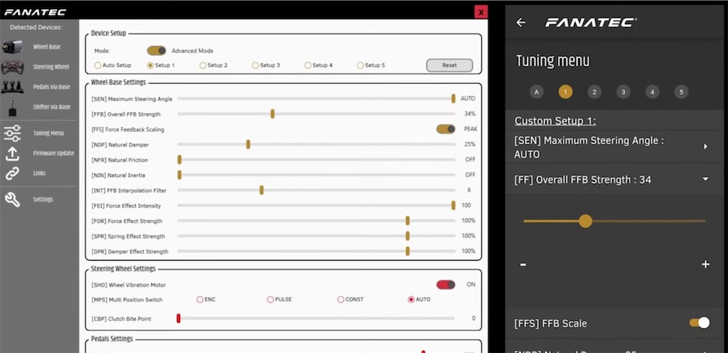 遂に正式実装！FANATEC Appで使い勝手が広がる - GenesisPlanA’s diary（ジェネシスプランA･ダイアリー