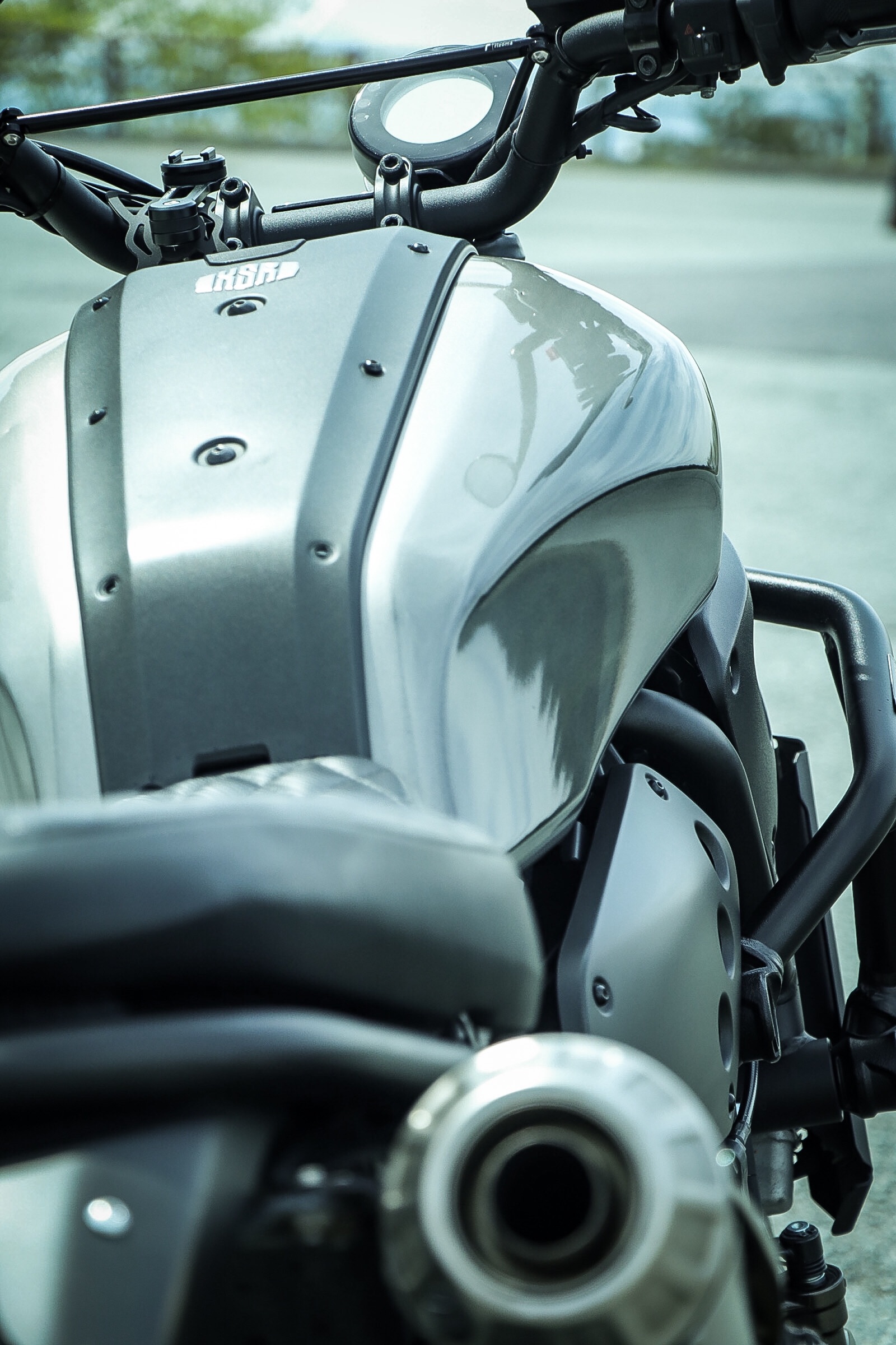 XSR700のタンク塗装カスタム - XSR700のカスタム備忘録etc…