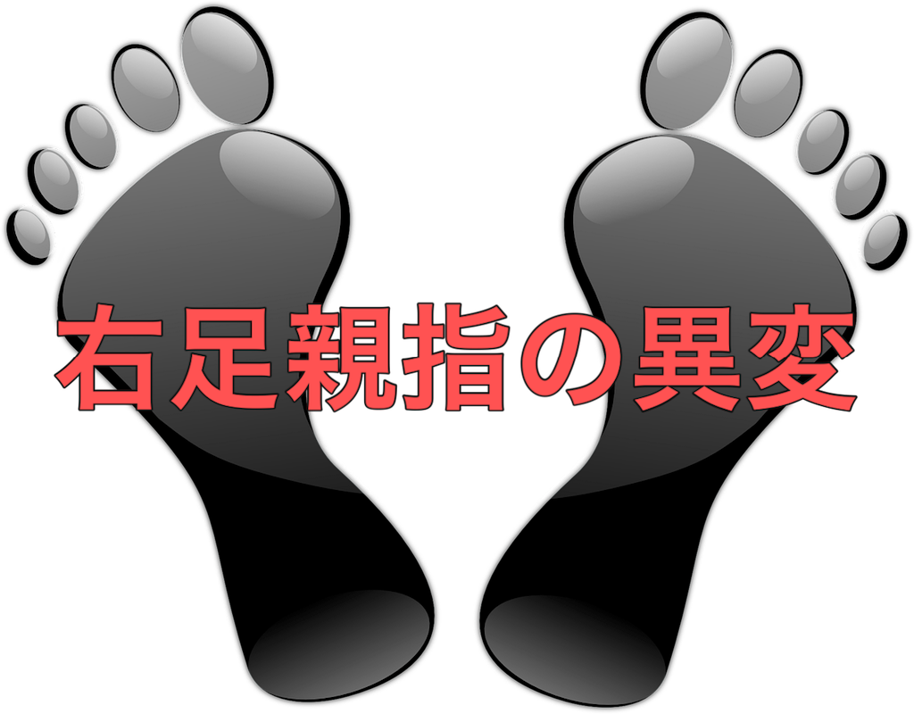 右足親指の異変 - HELon blog