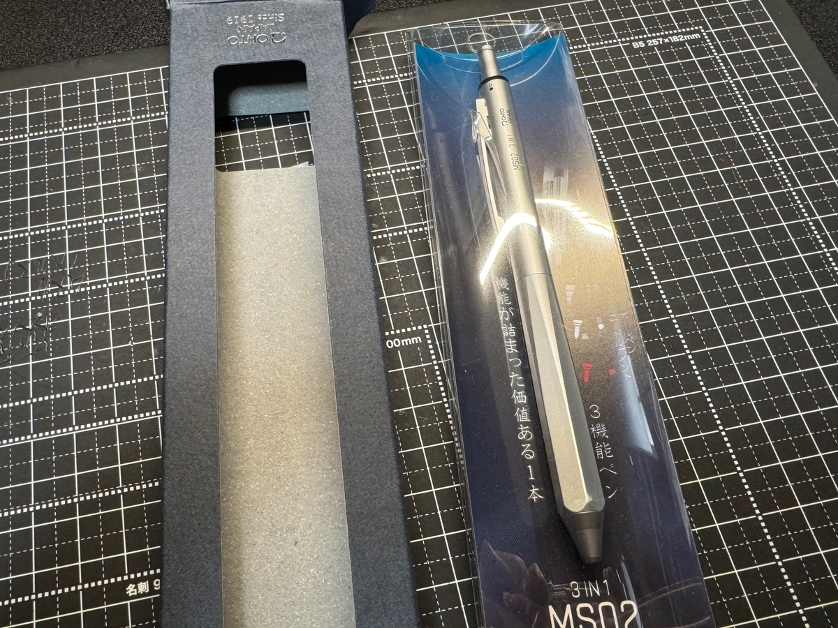 【多機能ペン】OHTO MS02の購入 〜クルトガウッドを添えて〜 - はぎわらの趣味のブログ