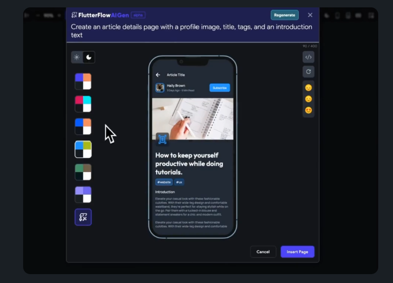 ネイティブアプリ開発を可能にするノーコード コード×AI「FlutterFlow」とは - HapInS Developers Blog