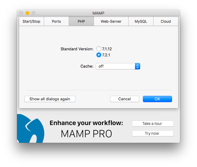 MAMPのPHPバージョンを変更する - ゆう’s blog