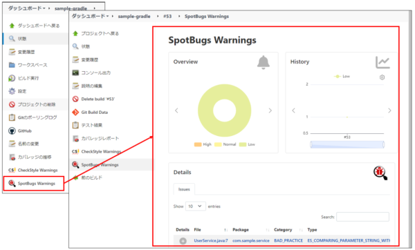 【Jenkins】GradleでSpotbugsを導入する - びぶんろぐ