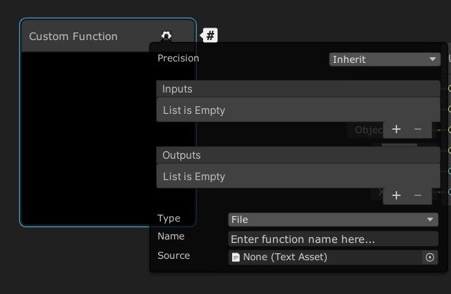 Unity ShaderGraphでCustomFunctionを使用する。 - 夜風のMixedReality