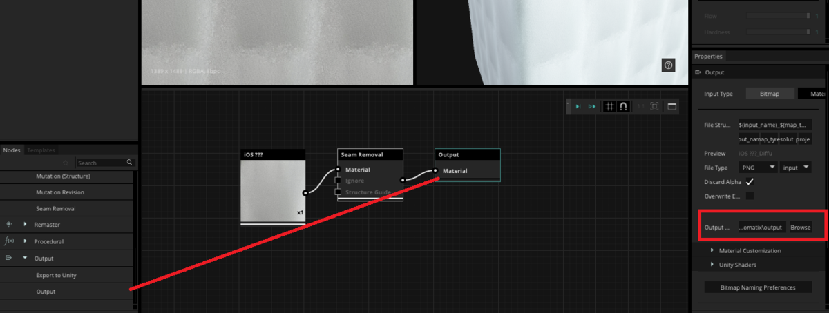 Unity ArtEngineでシームレスなテクスチャを作成する。 - 夜風のMixedReality
