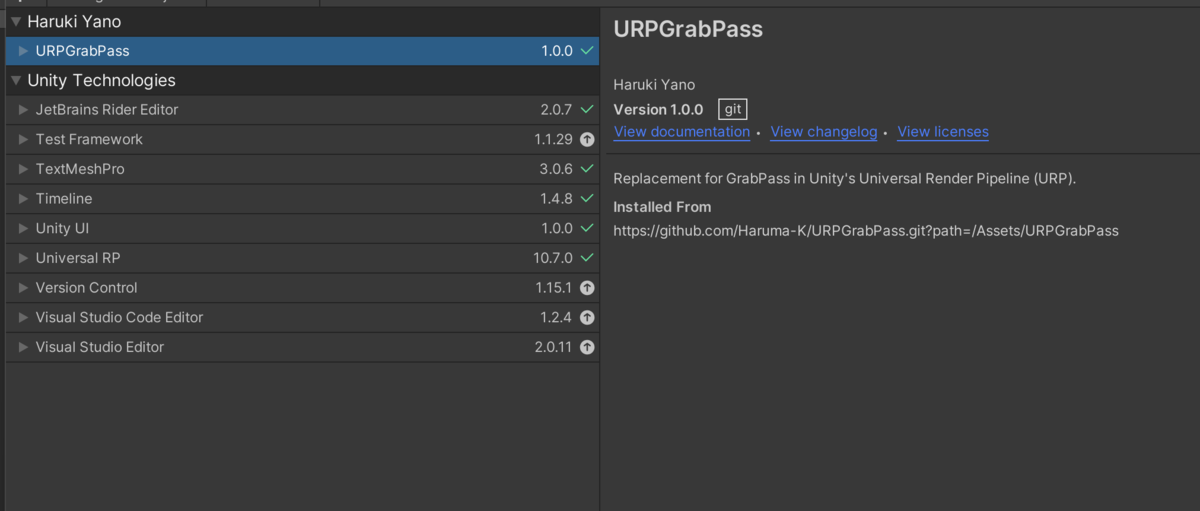 URPプロジェクトでGrabPassを使用する - 夜風のMixedReality